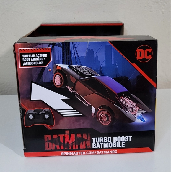 DC Comics | Toys | Dc Comics Nib 222 The Batman Turbo Boost Batmobile ...